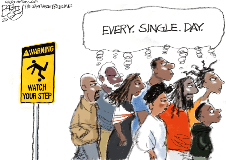 Editorial Cartoon U.S. united states racism Ahmaud Arbery | The Week