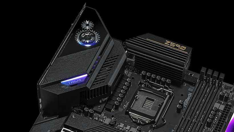 Why Did ASRock Put a Spinning Gear on the X590 Taichi? We Don't Know ...
