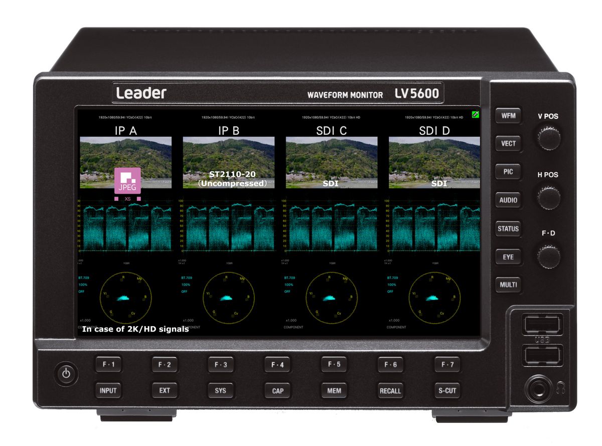 Leader Instruments To Highlight Newly Added JPEG XS Options At NAB Show ...