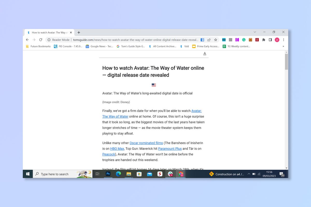 How to enable Reader Mode in Chrome | Tom's Guide