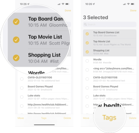 How to use tags in Notes on iPhone and iPad | iMore