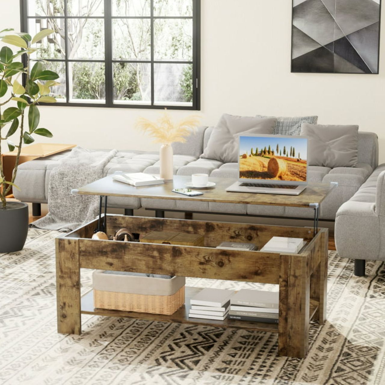 Best lift-top coffee tables: 14 buys for small spaces | Real Homes