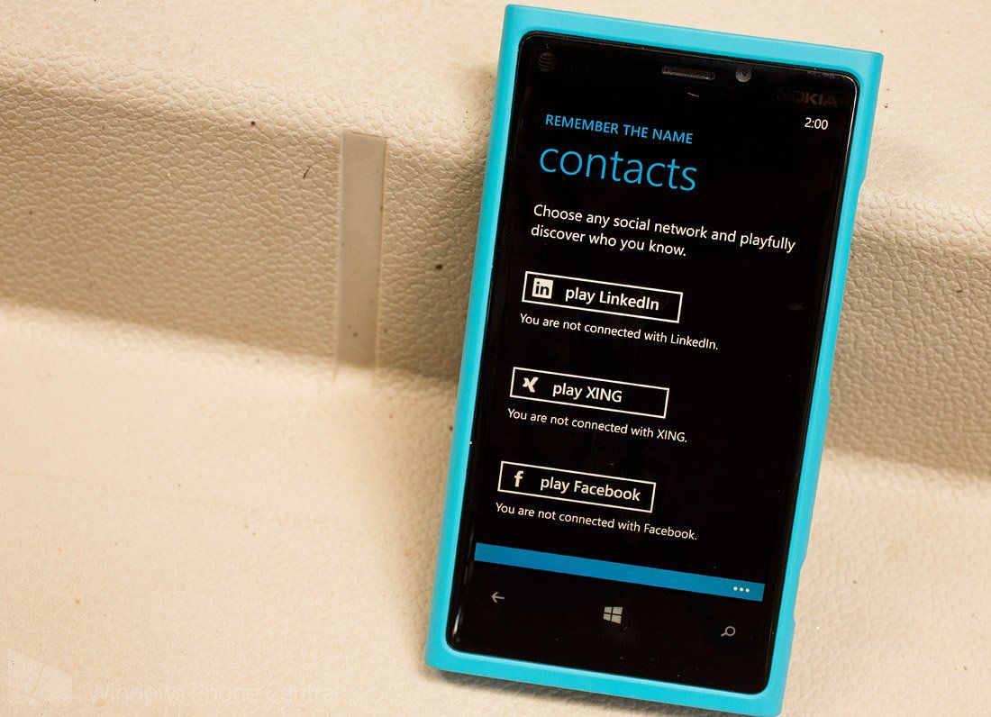 Remember the Name, a Windows Phone app to help putting a face with a ...