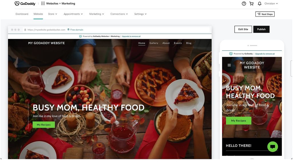 How to build a website with GoDaddy | Tom's Guide