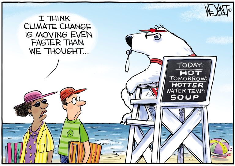5 scorching cartoons about the record summer heat | The Week