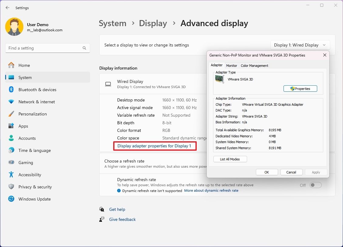 Confirm your display details and features on Windows 11 | Windows Central