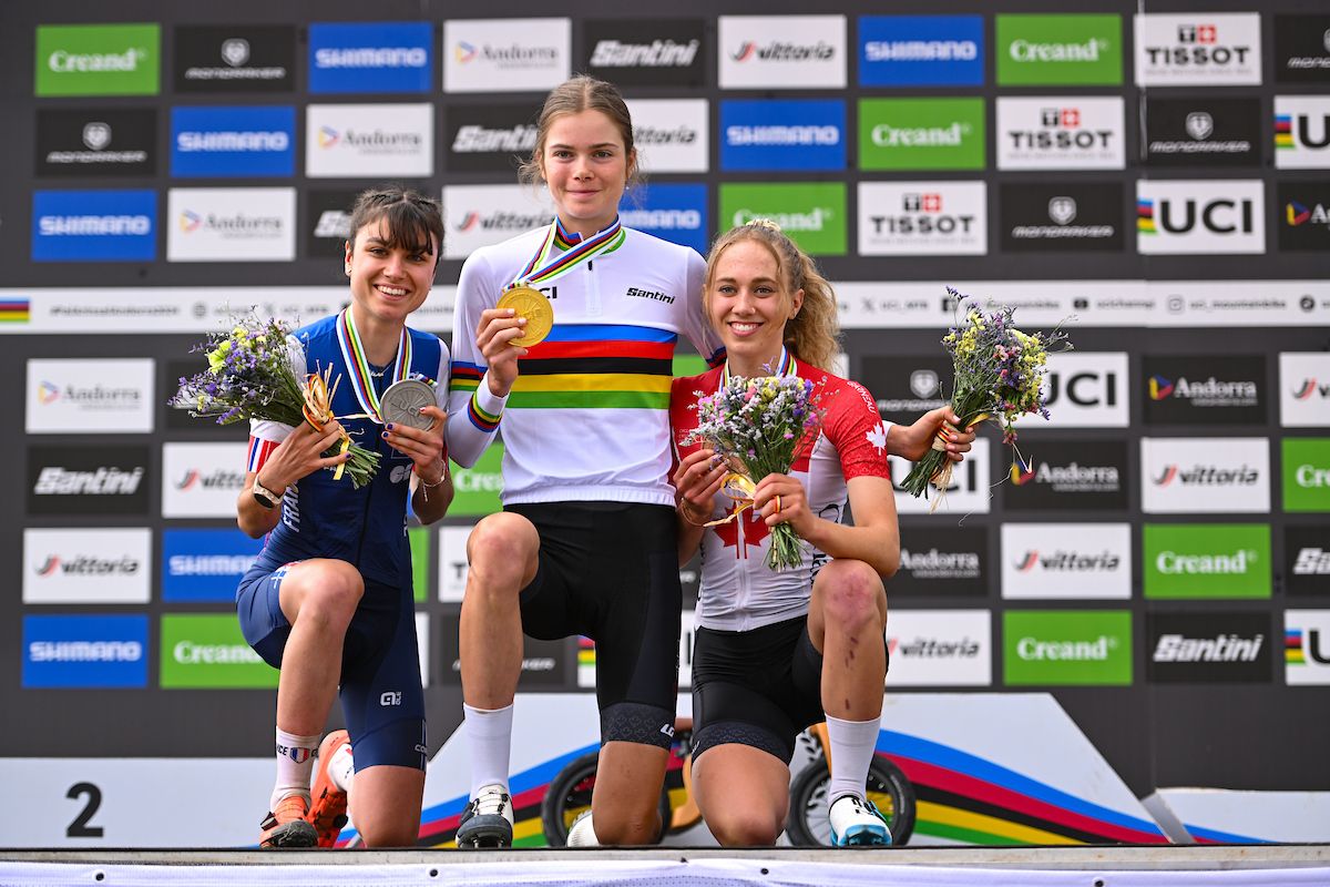 UCI MTB World Championships: Isabella Holmgren does under-23 double in ...