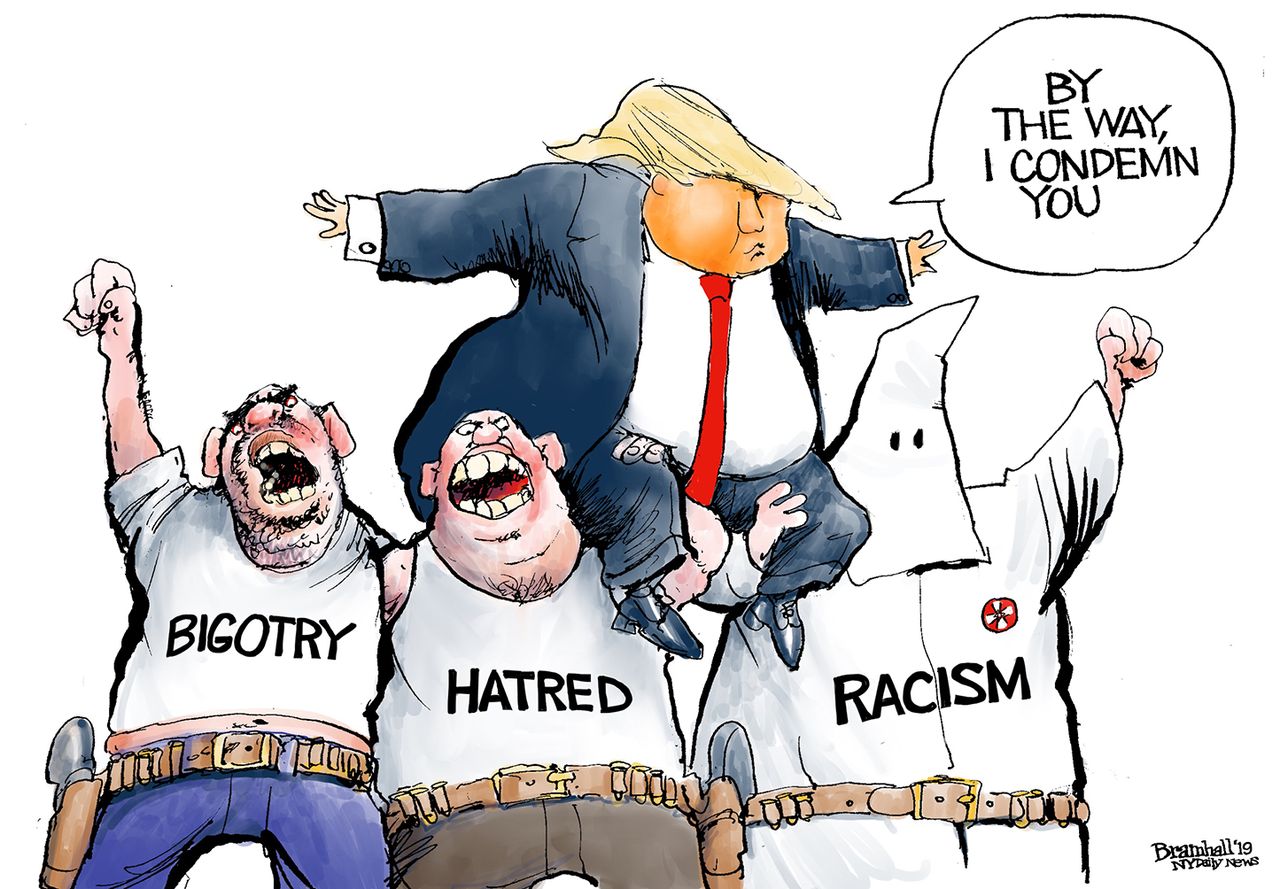 7 scathing cartoons about Trump's El Paso hypocrisy | The Week