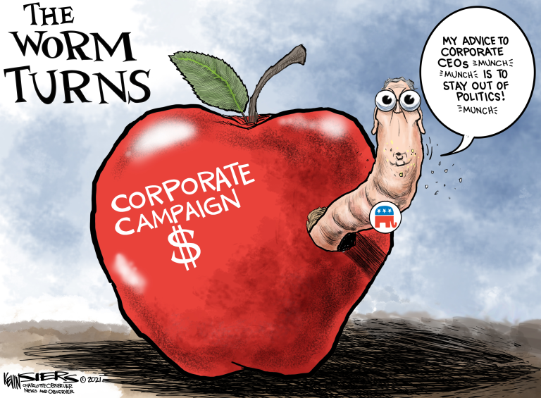 7 Brutally Funny Cartoons About Mitch Mcconnells Corporate Hypocrisy