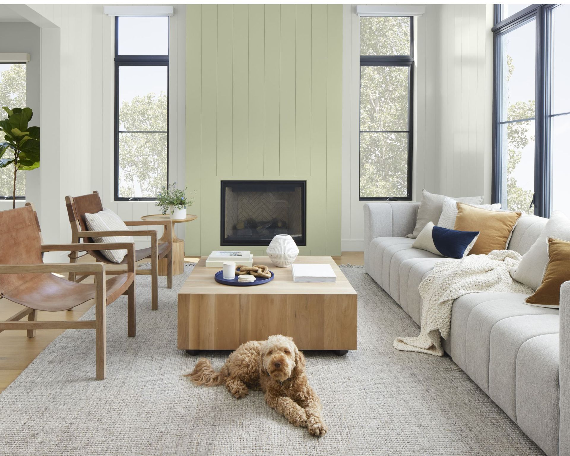 5 Rooms that Show How and Why to Pair Green With Gray | Livingetc