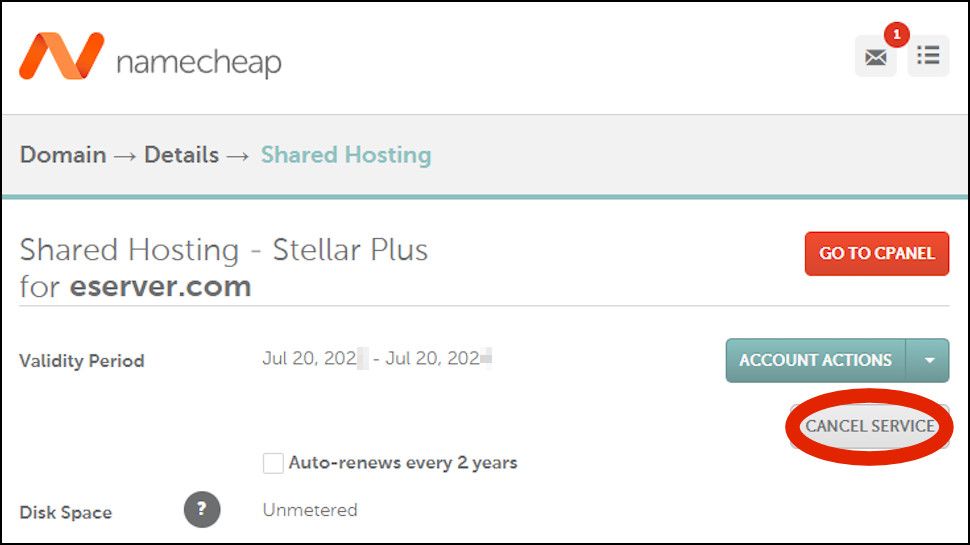 Namecheap web hosting review | TechRadar