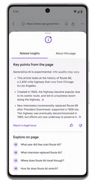 Google's generative AI can summarize articles while you browse ...