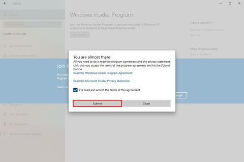 How to enroll PC into the Windows Insider Program with the May 2019 ...