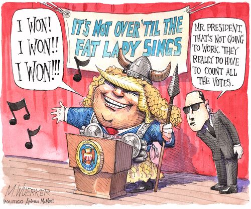 Political Cartoon U.S. Trump 2020 election | The Week