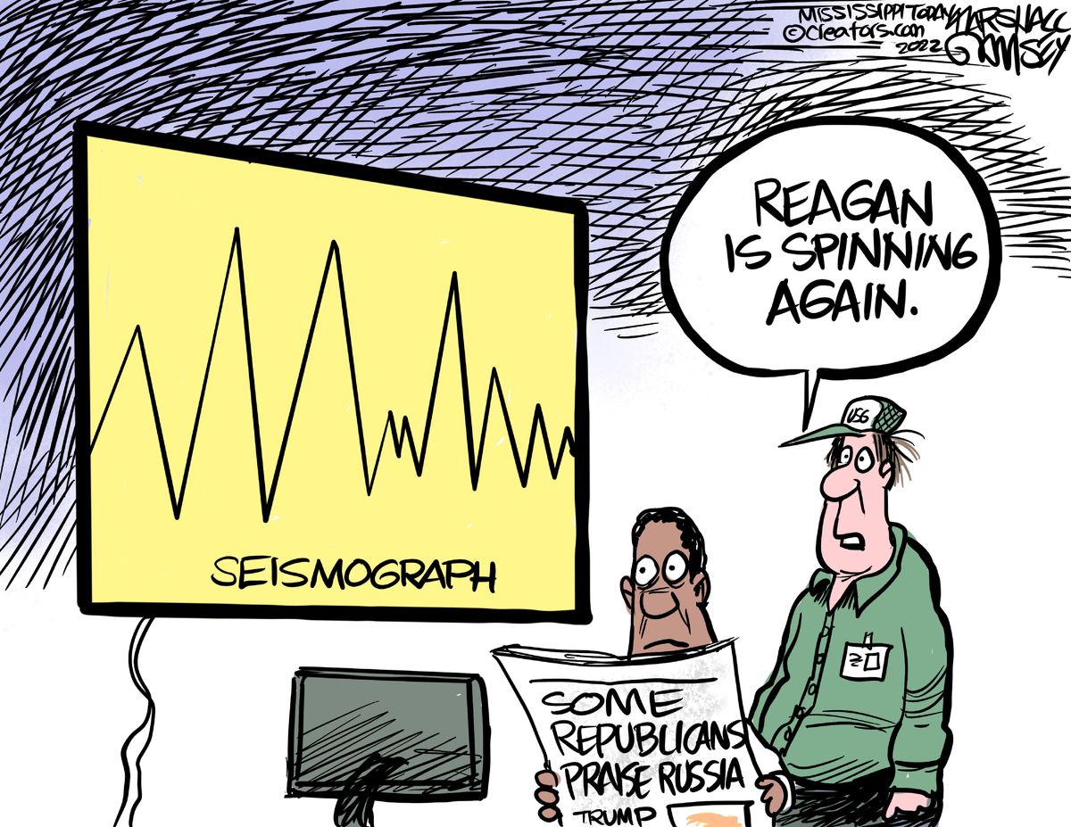 Reagan's spinning | The Week
