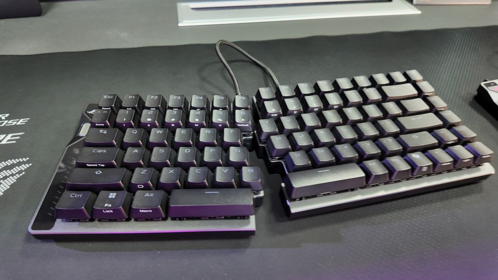 Asus is bringing two great features to ergonomic keyboards with its ...