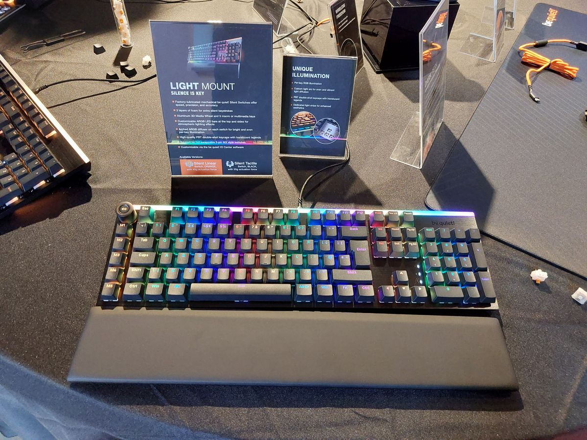 Be Quiet's created the quietest mechanical gaming keyboards I've ever ...