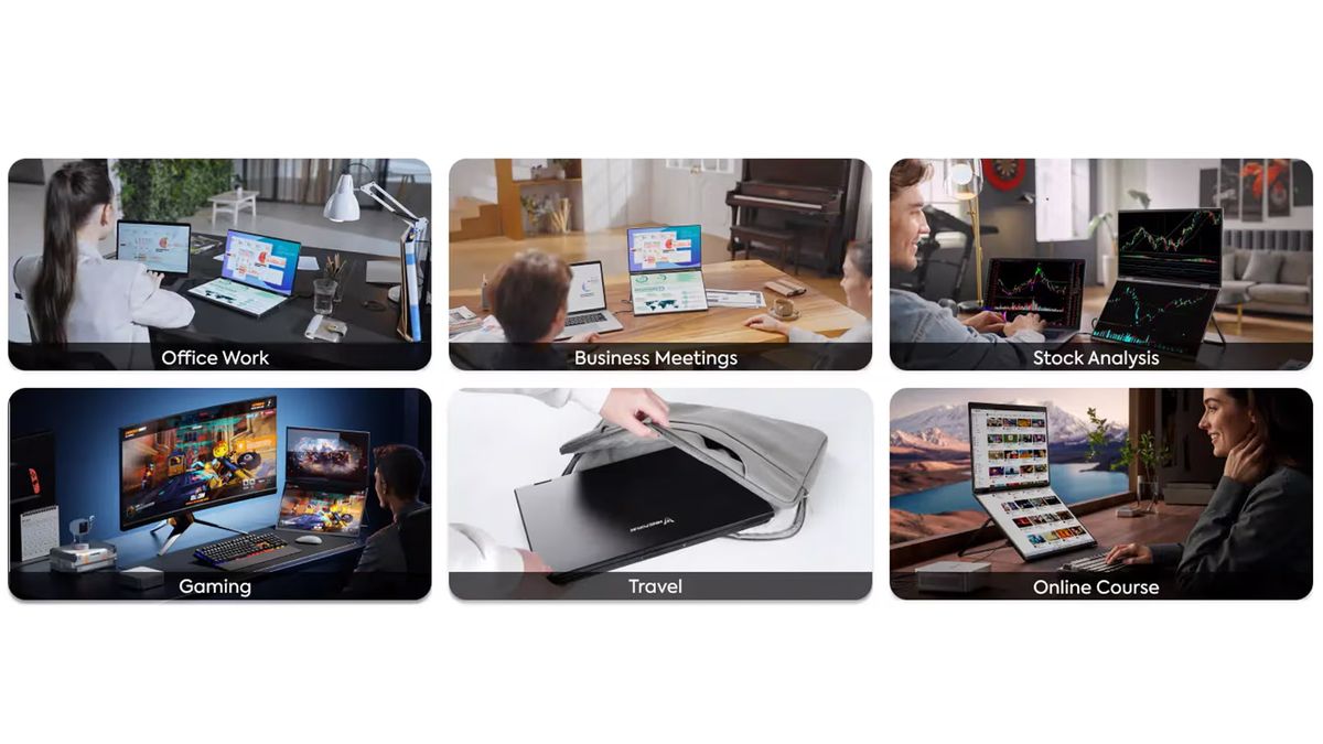 Minisforum launches portable dual monitor at $231 — single USB-C cable ...