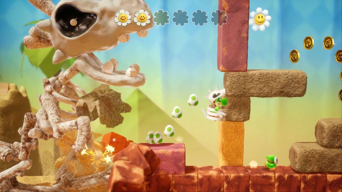 Yoshi's Crafted World Smiley Flower locations, page 2 - Yoshi’s Crafted ...