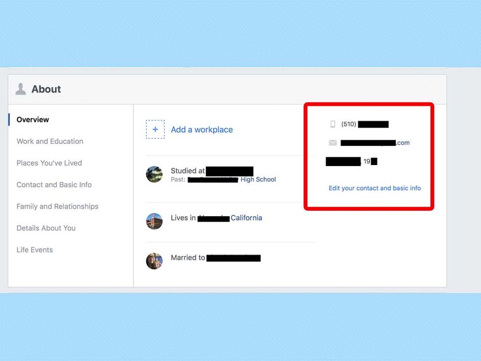 How To Stop Facebook From Blabbing Out Your Phone Number | Tom's Guide