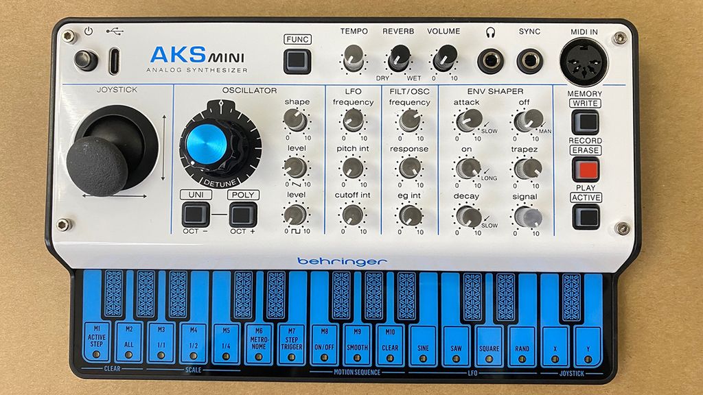 Here’s the final version of Behringer’s AKS Mini, a tiny version of the ...