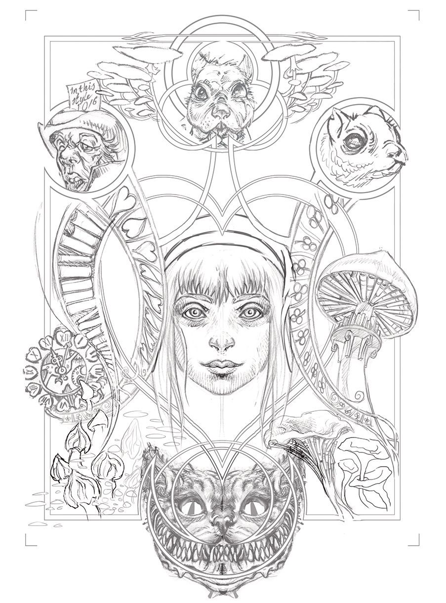 Creating line art for a colouring book | Creative Bloq