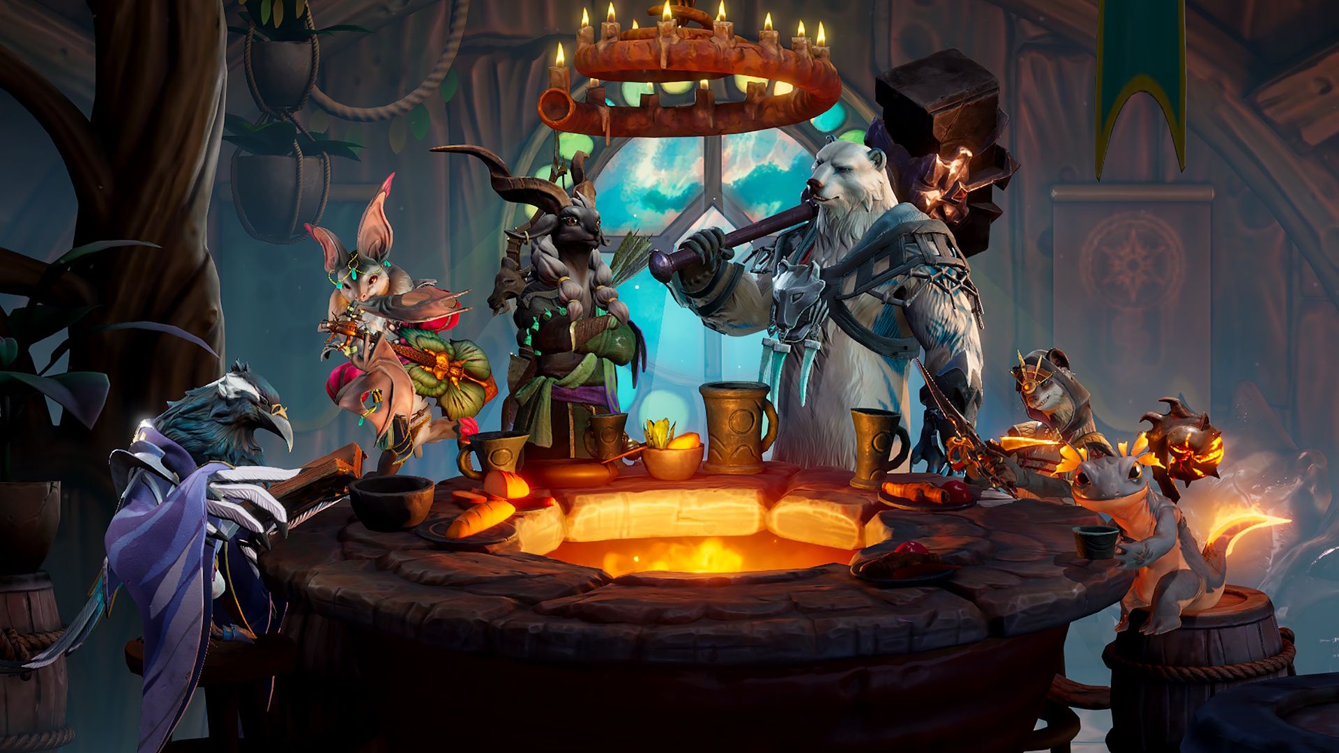 My bat bard absolutely cannot stop pushing people off ledges in Jackbox ...