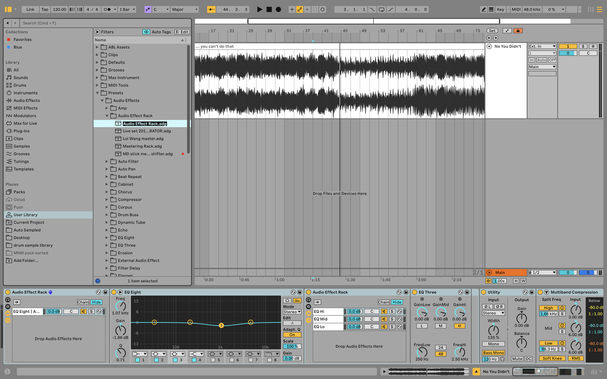 How to build a complete mastering chain in Ableton Live using only ...