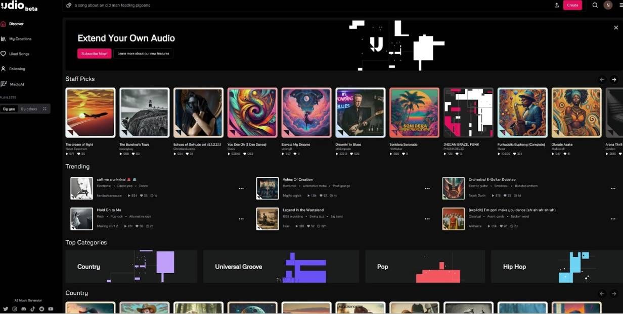 How to extend a song in Udio | Tom's Guide