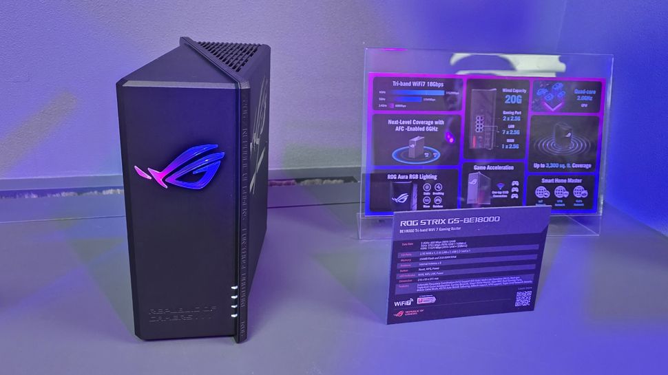 Asus launches new ROG Wi-Fi 7 gaming router that comes with nine 2.5G ...