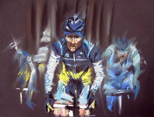 Artist captures Spring Classics in works | Cyclingnews