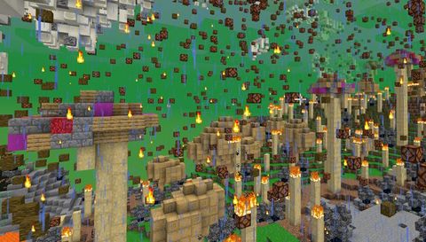 Minecraft's April Fool's Day joke is infinite dimensions that you can ...