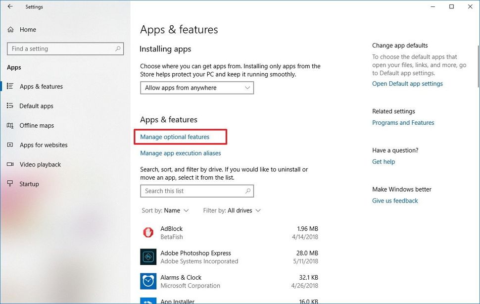 How to access XPS Viewer in the Windows 10 April 2018 Update | Windows ...