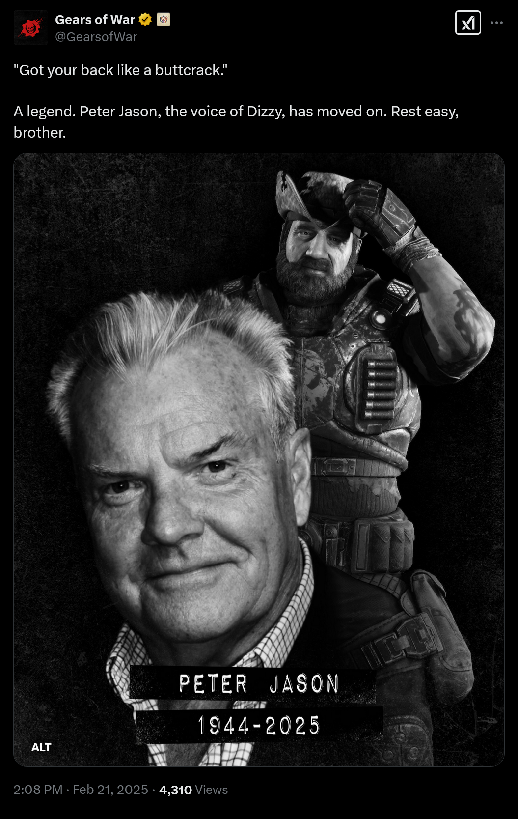 Peter Jason, the voice of Fallout 2's famous drill sergeant and Dizzy ...