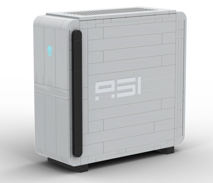 Alienware releases a PC Lego set — Area-51 kit has 318 bricks, builds ...