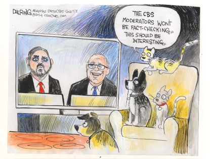 5 fact-checked cartoons about the VP debate | The Week