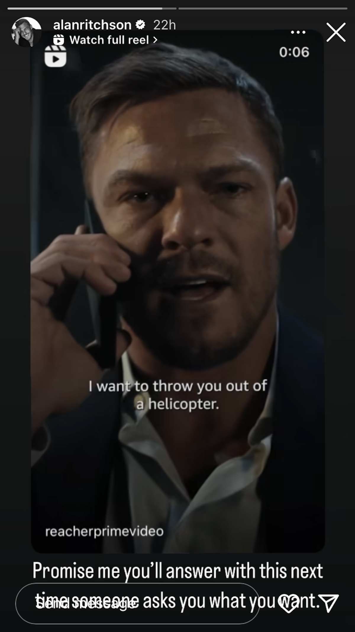 Reacher Star Alan Ritchson Starts His Own Meme For The Show’s Best Line ...