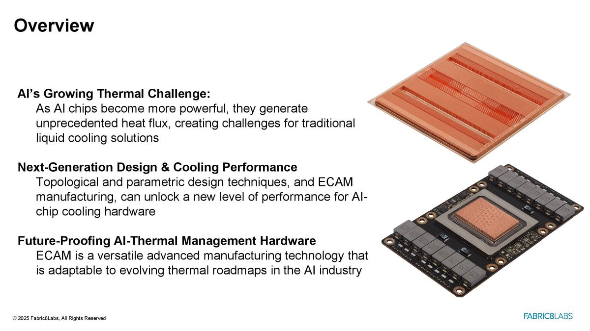 Firm pioneers 3D printing copper coolers directly onto processors using ...