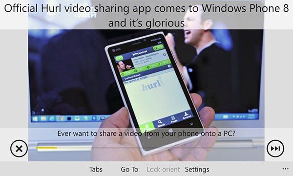 SurfCube 5 for Windows Phone introduces cinema-like article reader ...