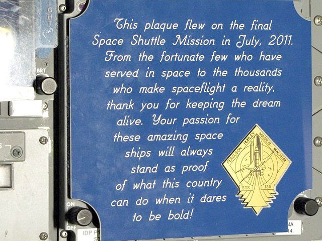 Space Probe On Plaques