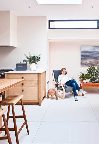 Real home: a modern rear extension with a Scandinavian design | Real Homes