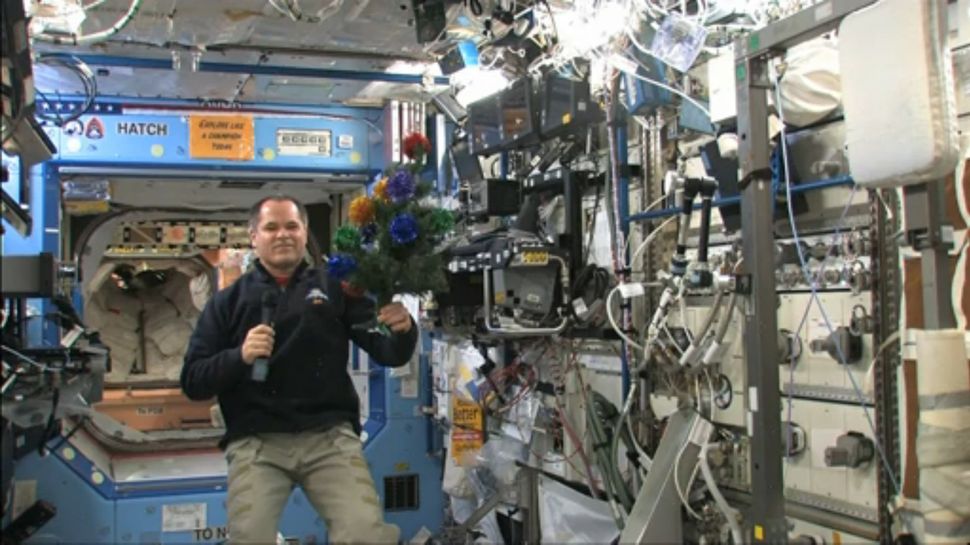 Astronauts Celebrate Christmas on Space Station | Space