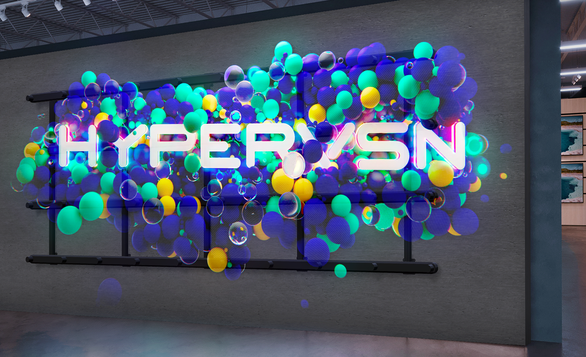 Is it a Hologram? Is it Digital Signage 2.0? It's HYPERVSN SmartV ...