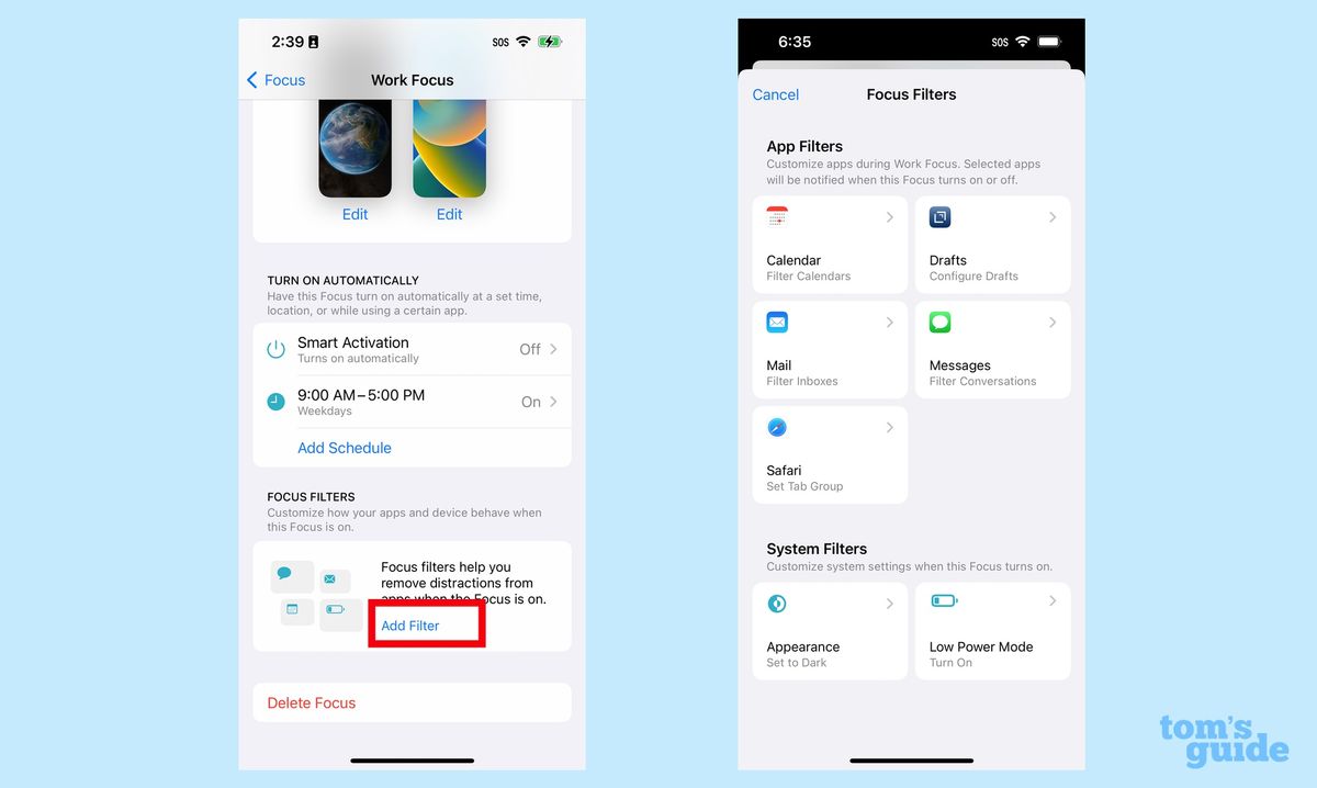 How to set up a Focus mode on your iPhone in iOS 16 | Tom's Guide