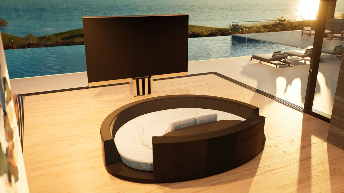The Maunakea Sound Lounge combines a folding 165" 4K TV with the ...