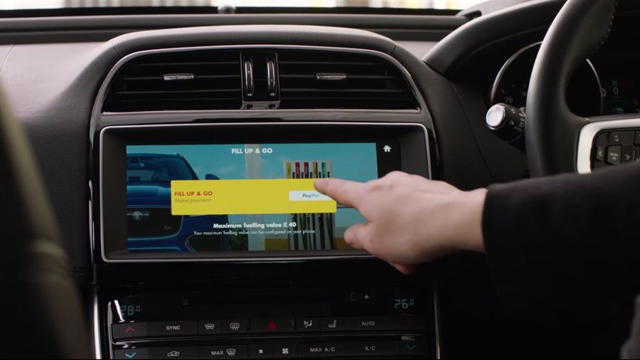 Jaguar and Shell now let drivers pay for gas from their car dashboard ...