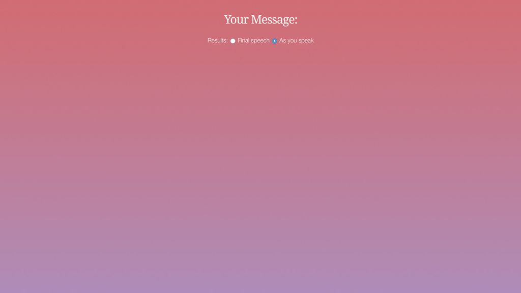 Build a voice controlled UI | Creative Bloq