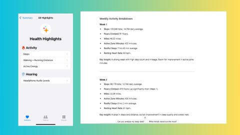 I used ChatGPT to analyze my Apple Health activity and uncover trends ...