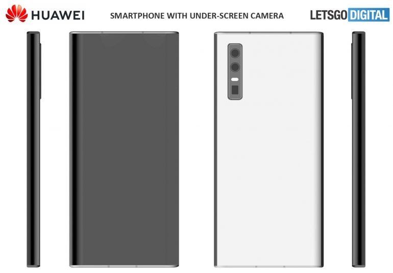Huawei patents hint at a flagship phone with an under-display camera ...