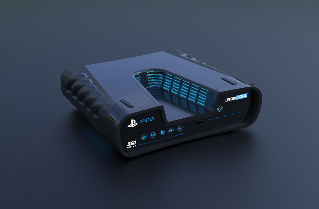 Rendering of leaked PS5 design brings the rumored console to life ...